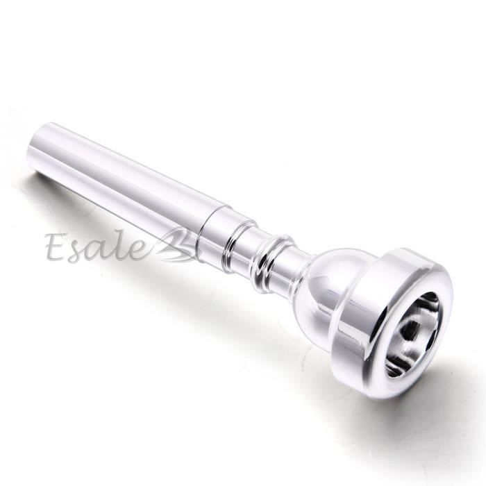 Embouchure Bec en Acier Inox Argent 7C pour Trompette Instrument à Vent ...