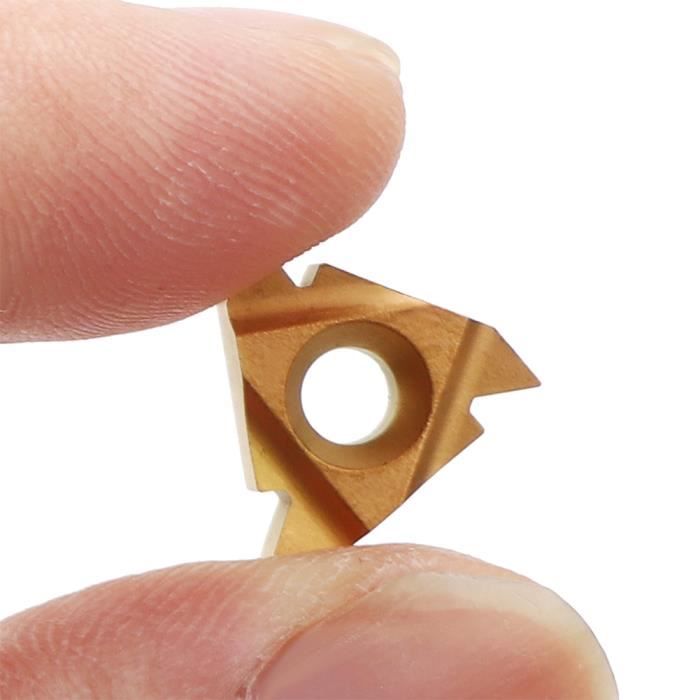 Insert CNC 16ER AG60 en carbure pour traitement de l'acier inoxydable - CIKONIELF - Cdiscount ...