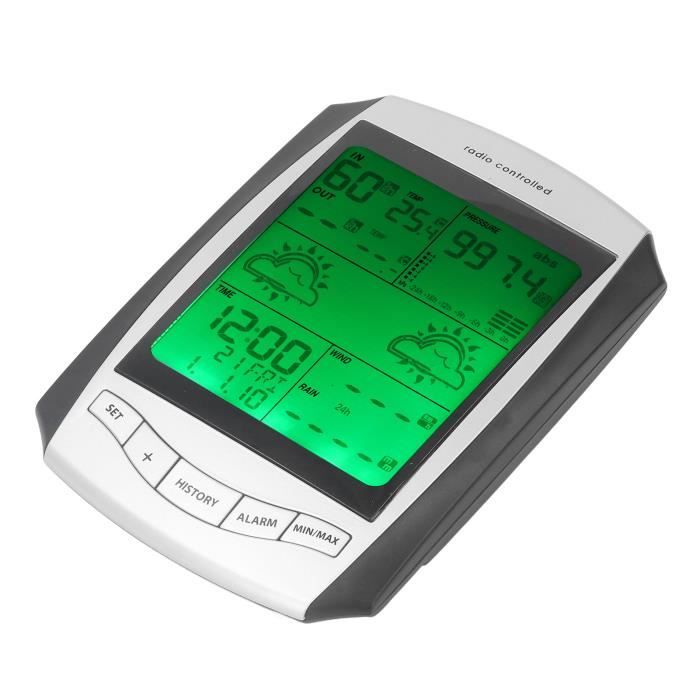 Station Météorologique De Prévision Météo Sans Fil Hd Display Home ...