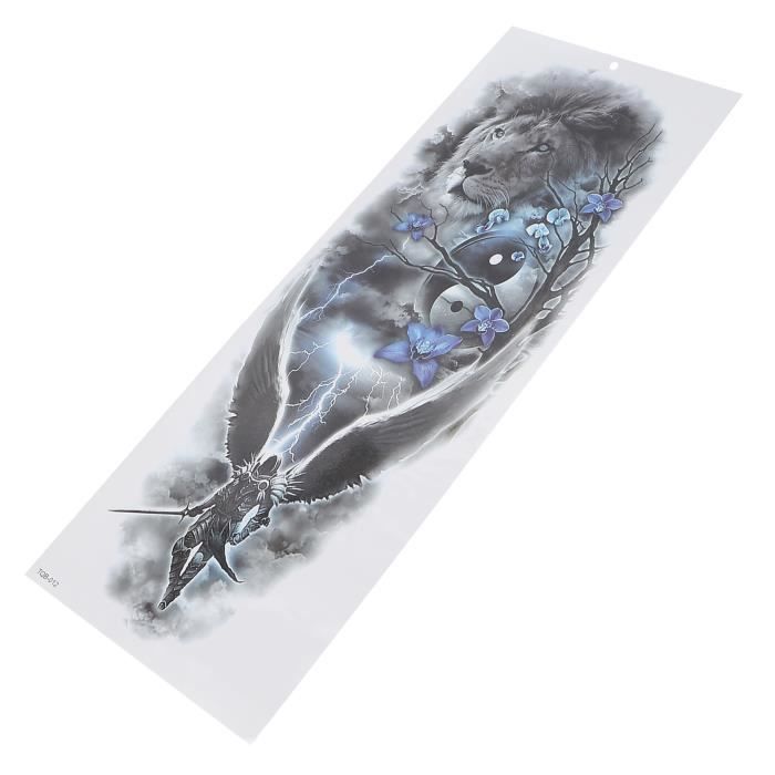 Drfeify Sticker Tatouage Temporaire Bras Imperméable Homme Femme ...
