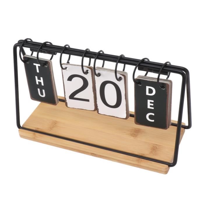 Fdit Calendrier de bureau Calendrier à rabat de bureau avec cadre en ...