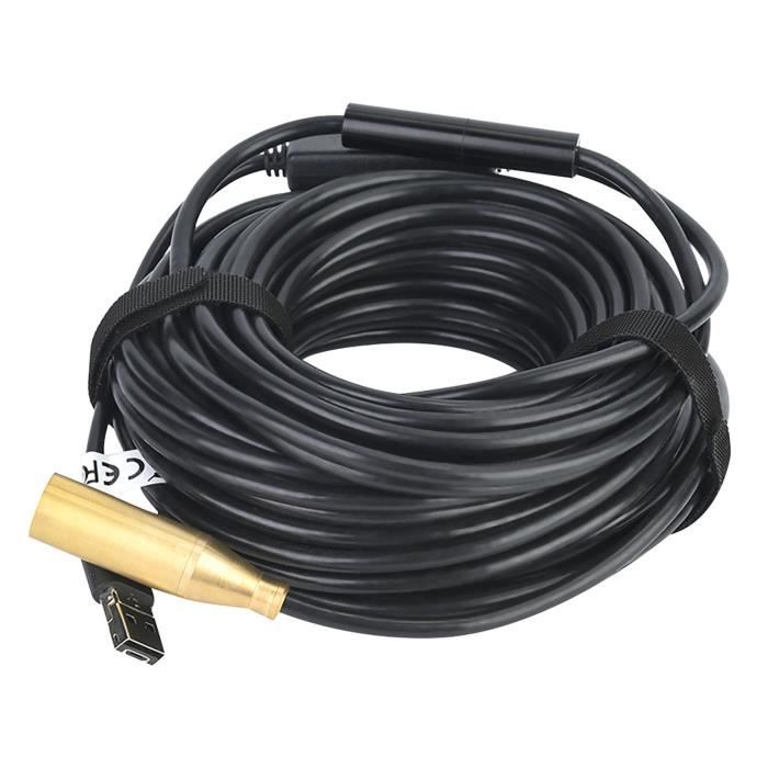 Caméra endoscope USB FDIT - 5MP 8.5HD étanche IP68 avec LED haute ...