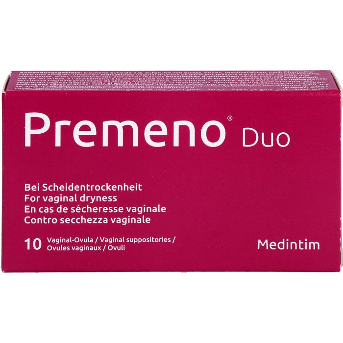 Premeno Duo | 10 Ovules | Ovules Vaginaux A Base D'Acide Hyaluronique ...