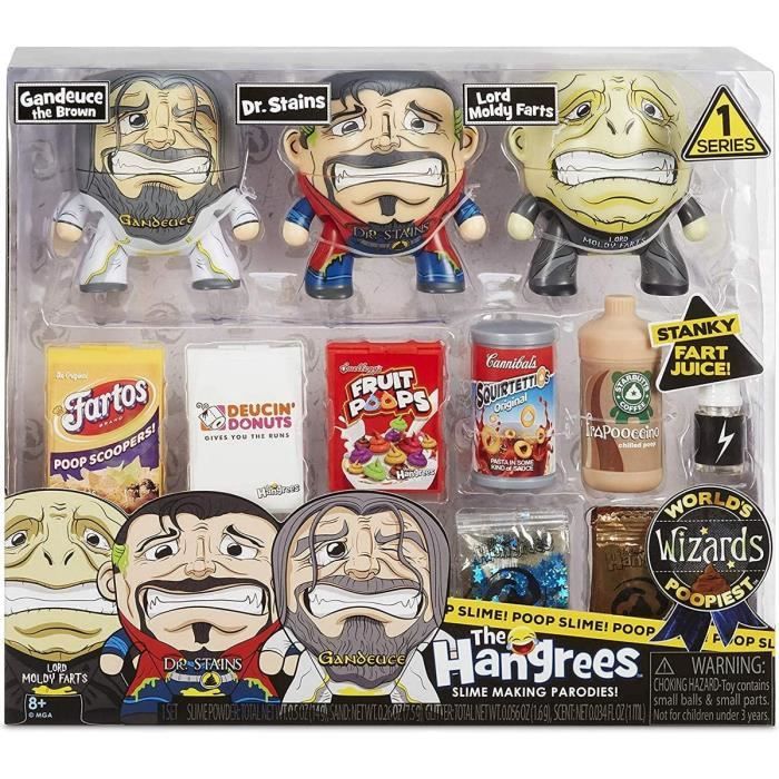The hangrees Slime Making Parodie Série 1 figurines jeux video ...