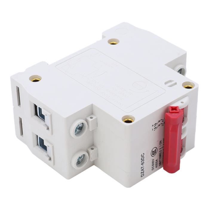 Disjoncteur CC - MINIFINKER - 2P - 500V - Coque ignifuge - Capacité de coupure 4kA - Cdiscount ...