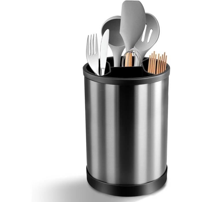Porte-Ustensiles De Cuisine Rotatif, Panier À Couverts En Acier ...