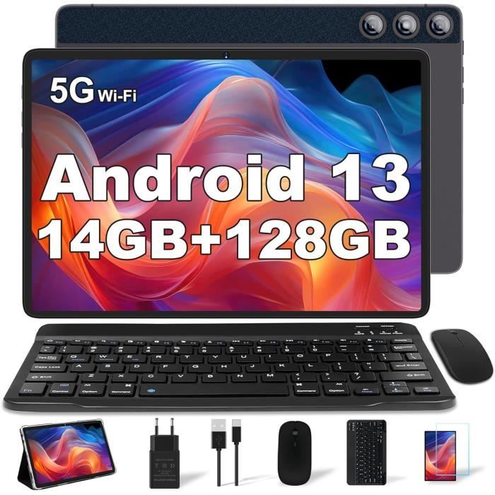 Tablette Android 13 Avec 14Go Ram 128Go Rom, Tablette Tactile 2 En 1 ...