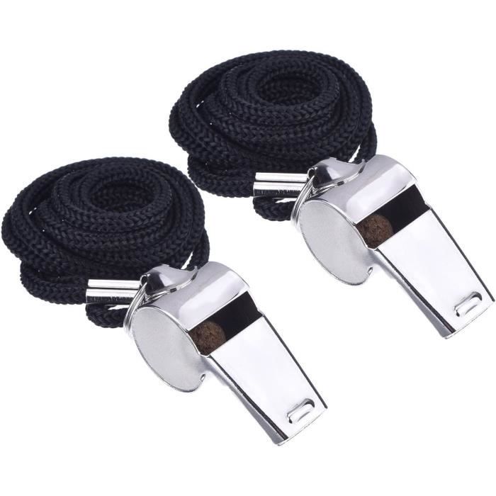 XLKJ 2 Pièces Sifflet Sport, Sifflets pour Arbitres Entraîneurs ...