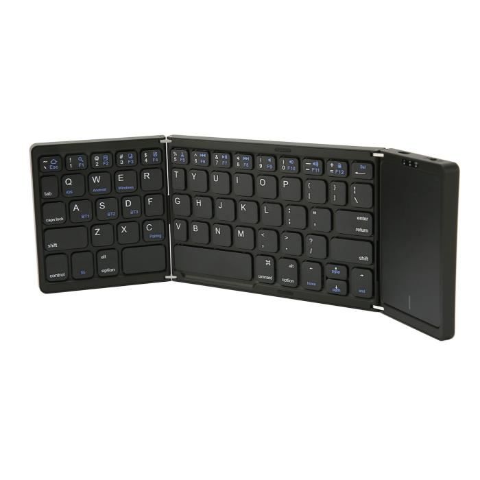 TMISHION Clavier portable Clavier Pliable B089T 3 Fonction Touchpad ...