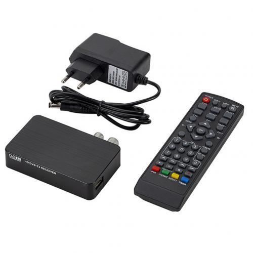 Black Mini HD T2 K2 H264 Récepteur TV Set-top Box HD 1080P Set-top Box ...