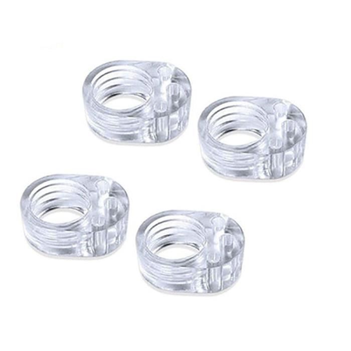 CALE-PORTE,4 PCS 0--Butoir de porte Transparent, Protection des ...