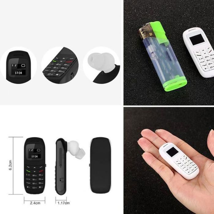TELEPHONE PORTABLE Mini Bluetooth Téléphone Portable GSM - BM70 - Noir ...