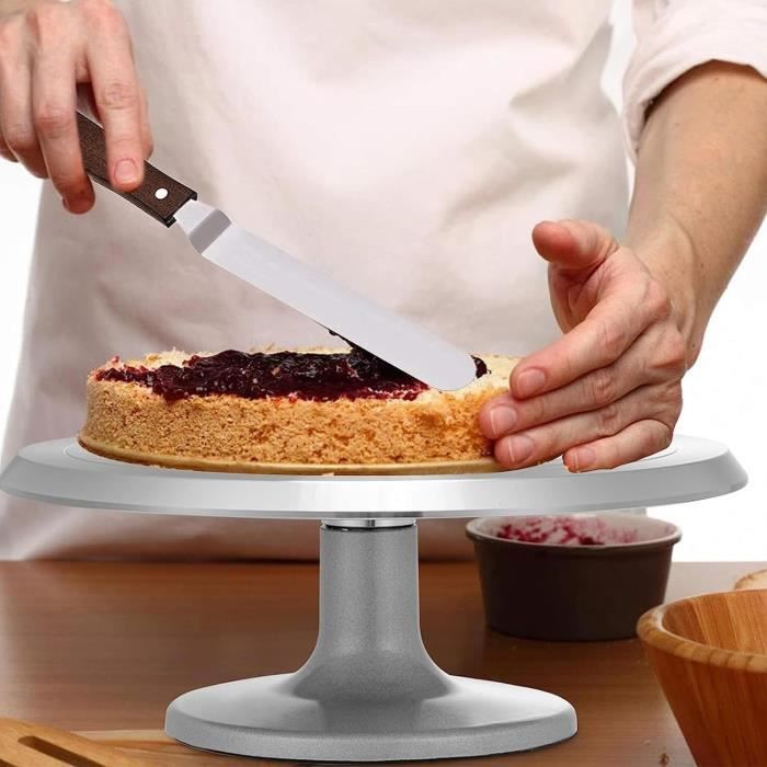 Plateau tournant pour gâteaux | Présentoir à gâteau Rotatif 12 Pouces ...