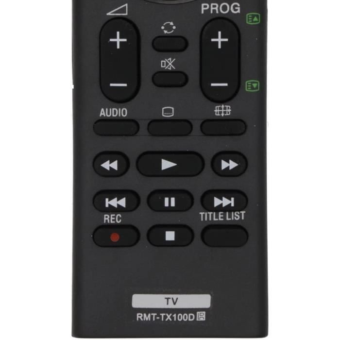 Télécommande Rmt-Tx100D - 149296311 - Pour Sony Bravia Led Smart Tv ...