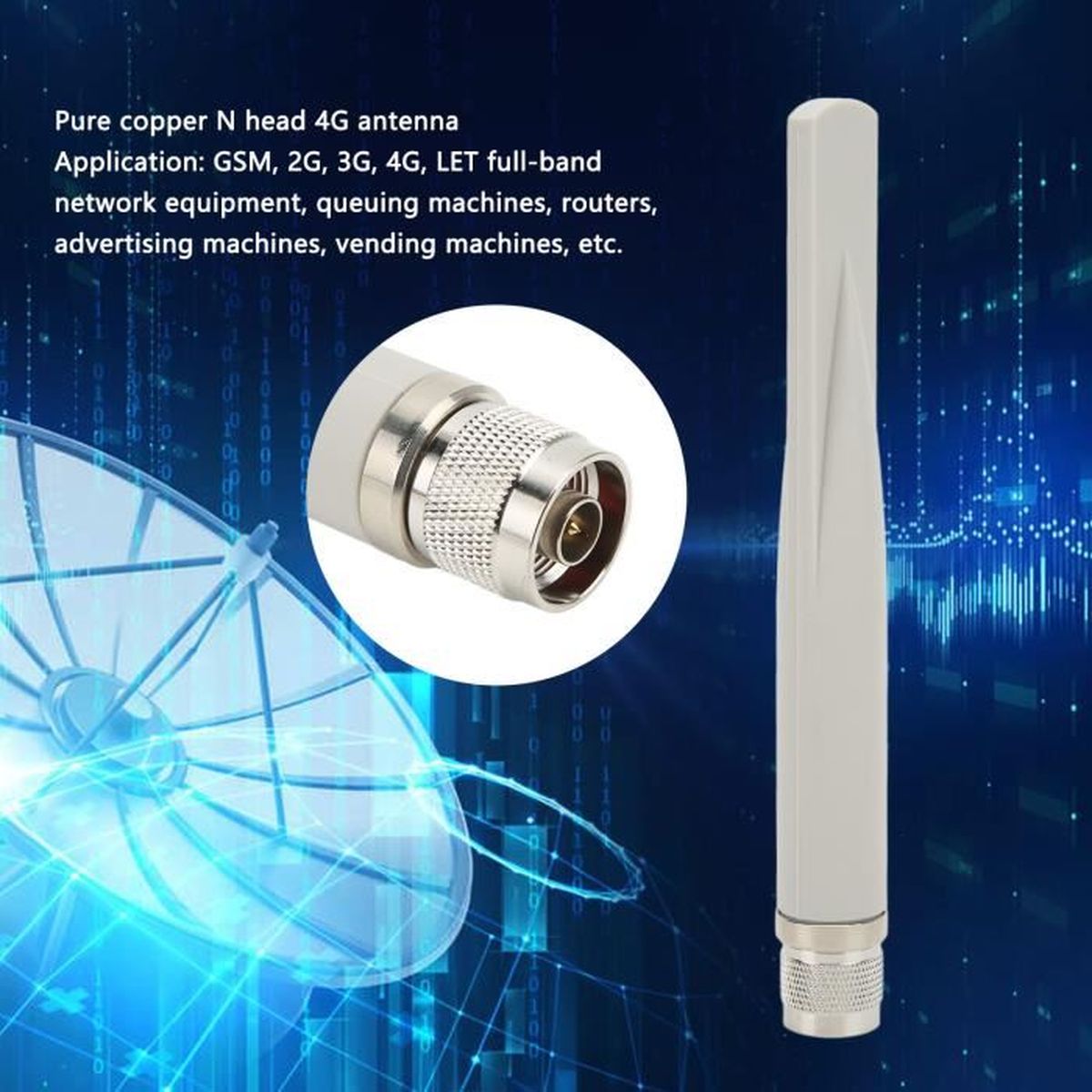 Antenne réseau extérieure 4G IP67 étanche 700‑2700 MHz pleine bande ...