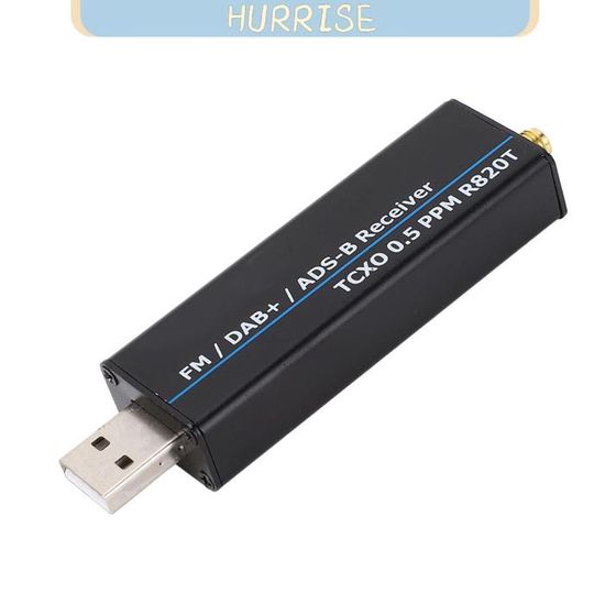 RTL SDR Radio Receiver 100KHz à 1766 MHz RTL2832U R820T2 0,5 ppm TCXO ...
