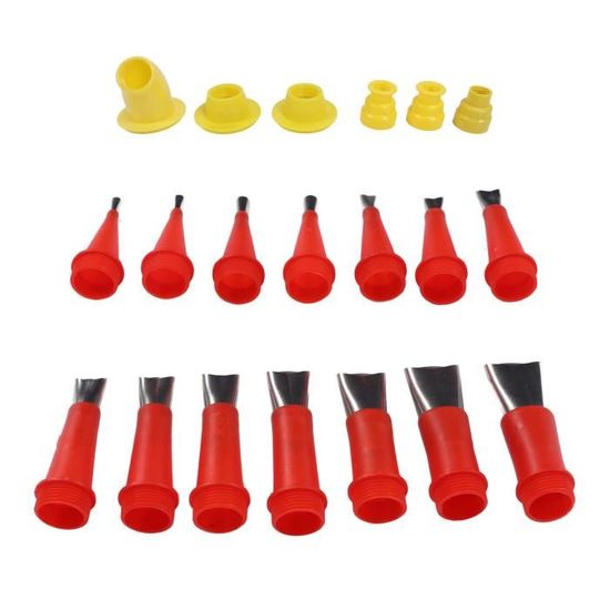 YEN- 20 Pcs Set Buses de Calfeutrage en Acier Inoxydable Réutilisables ...