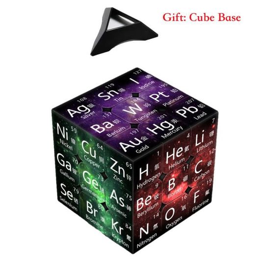 Taper 20 - Cube magique pour enfants, 3x3x3, Tableau périodique ...