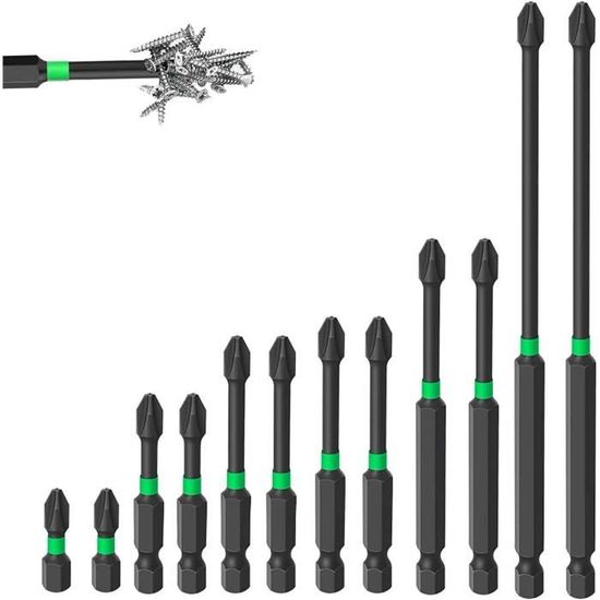 Magnetic Screwdriver Bit Set, 1-2Set Magnetic Screwdriver Set, Ph2 ...