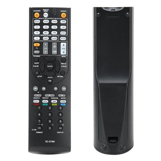 CES Rc-879M Remote Control Replacement Fits For Onkyo Av Receiver Tx-Nr535 Tx-Sr333 Ht-R393 Ht ...