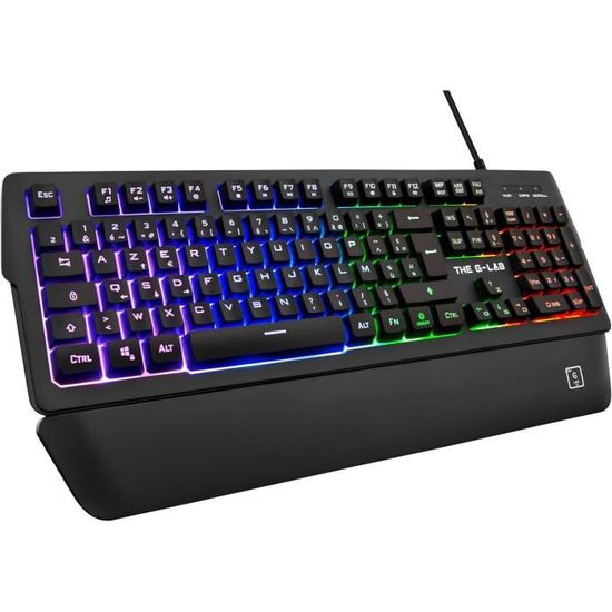 Clavier Gamer Azerty Filaire Usb - Clavier Gaming Rétro-Éclairage Rgb ...