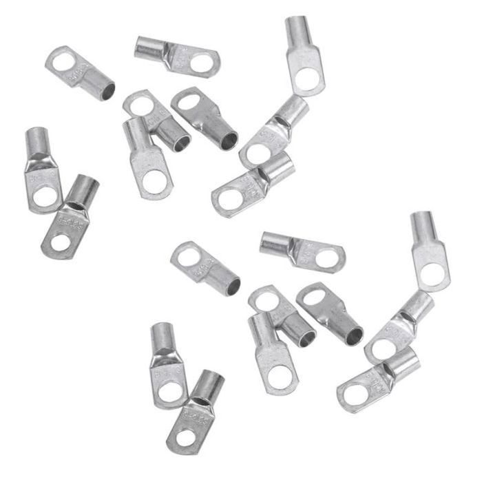 COSSE A SERTIR - COSSE ELECTRIQUE 20 Pcs Tube En Cuivre 16mm x 8mm ...