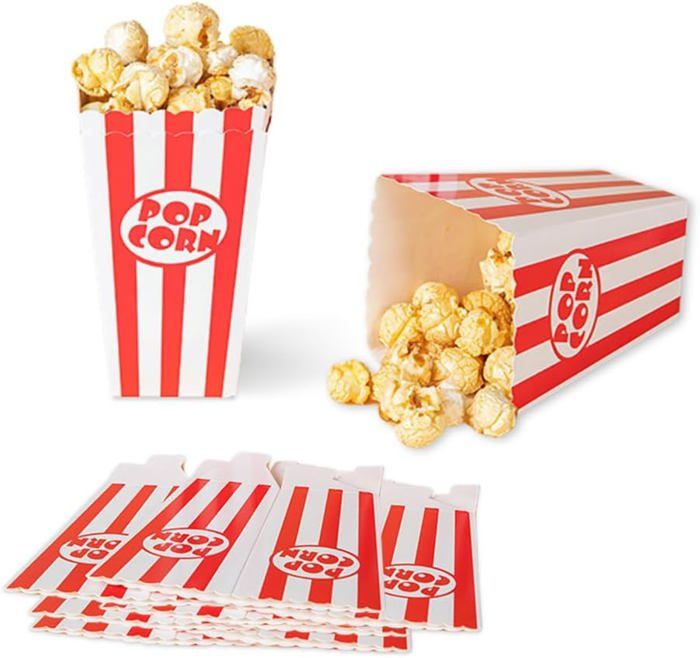 Bieiyhe 30 Pièces Boite Pop Corn,Cornet Pop Corn Papier,Gobelet Pop ...