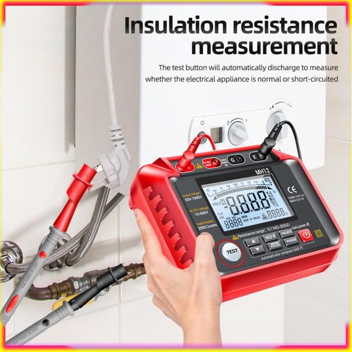 Testeur de résistance d'isolation - Mesureur de résistance d'isolation ...