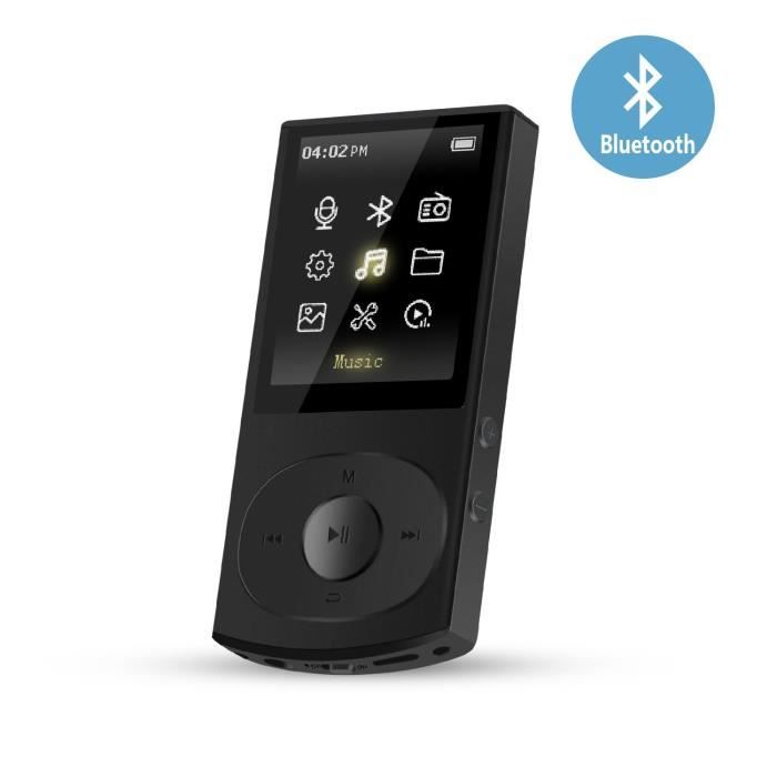 AGPTEK Mp3 Bluetooth 4.0 C3 en Métal 8Go, Son Lossless et Multifonction ...