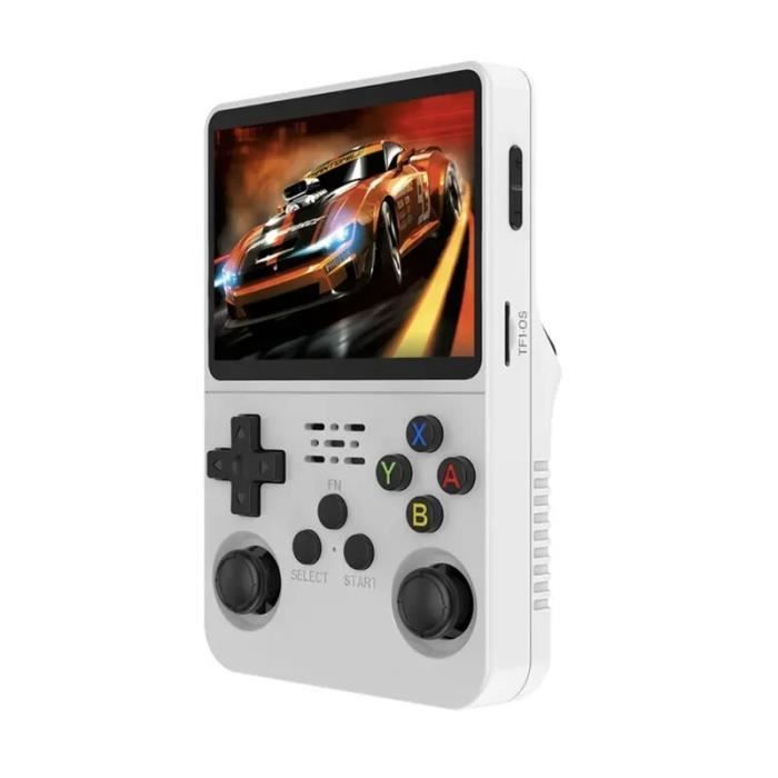 Console de jeu portable R36S Plus - Blanc - 64 Go - Consoles rétro ...