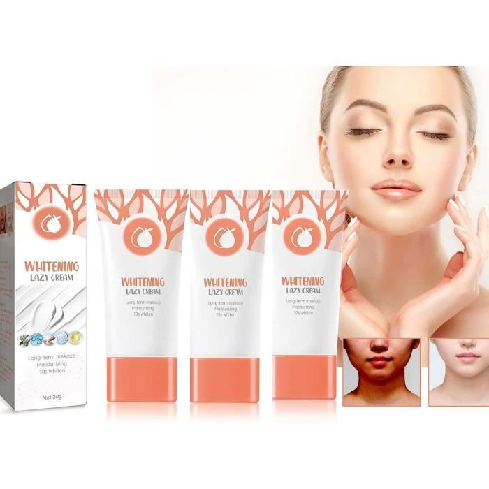3Pcs Whitening Lazy Cream,30g Exfoliating Gel Face Whitening,Whitening ...