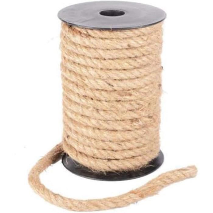 Cqinju-Ficelle De Jardin 10M Jute Corde Type String Craft Bijoux Faire ...