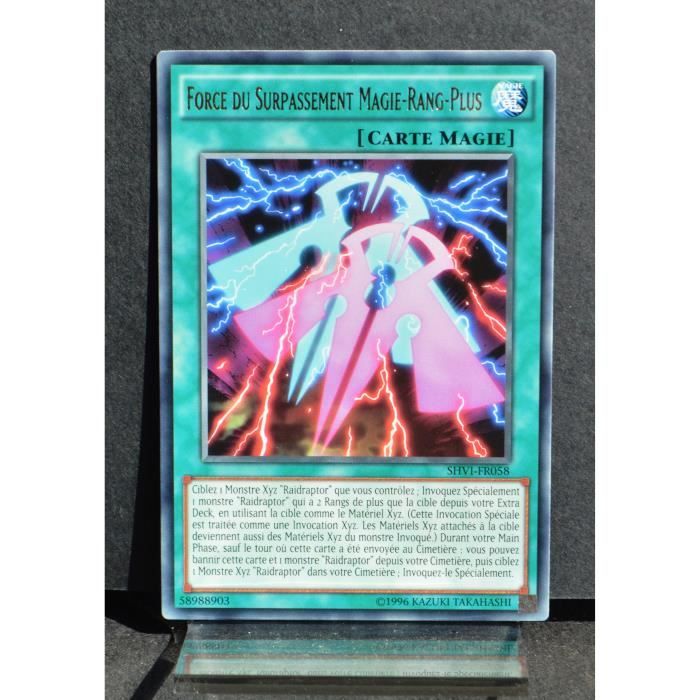 Carte YU-GI-OH SHVI-FR058 Force du Surpassement Magie-Rang-Plus (Rank ...