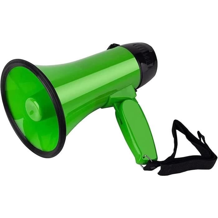 Megaphone Mégaphones Mégaphone À Main 25 Watts, Sirène Intégrée, Haut ...