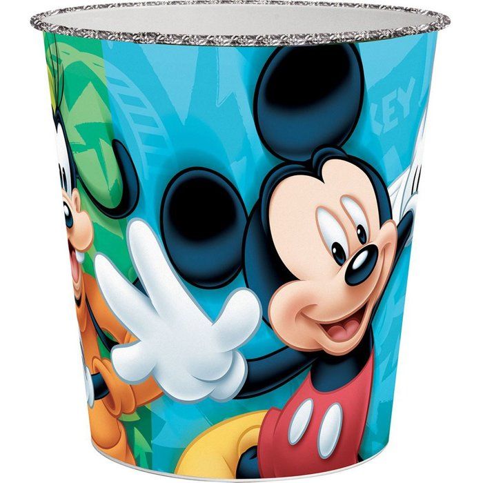 Poubelle Mickey enfant Disney - multicolor - 21x22x21 cm - Cdiscount Au ...