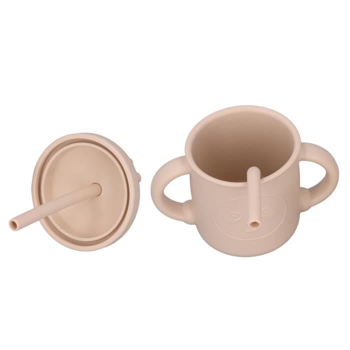 Drfeify tasses de paille pour tout-petits Silicone Baby Cup Drinking ...