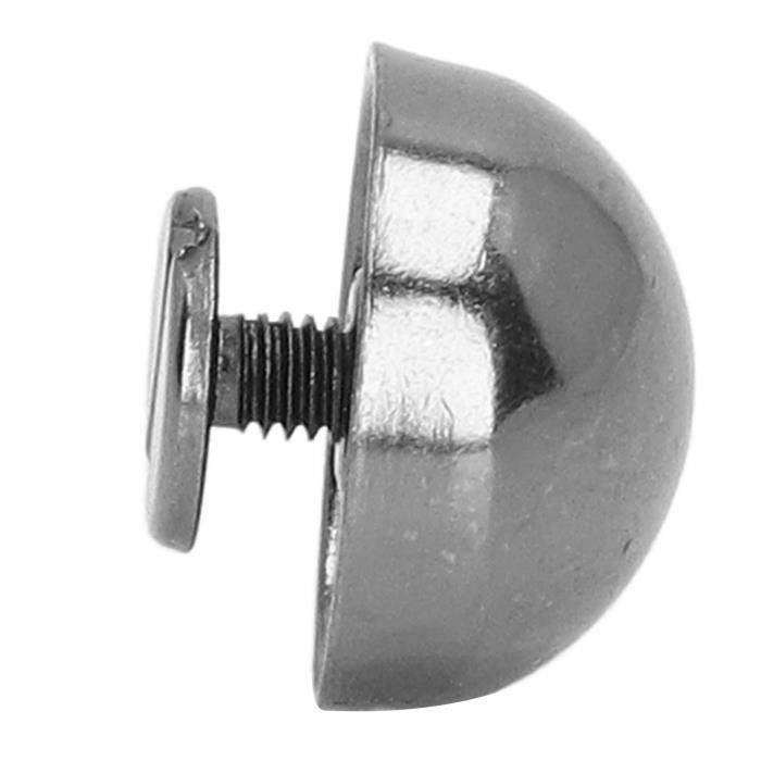 Goujon à tête ronde - EJ.LIFE - Lot de 100 - Noir - Rivets Punk en ...