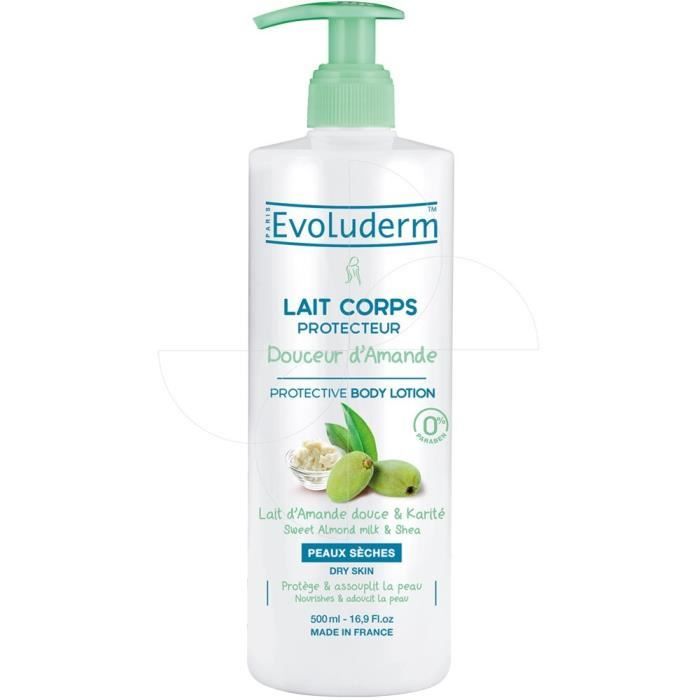 EVOLUDERM - Lait Corps Protecteur Douceur d'Amande - 500ml ...