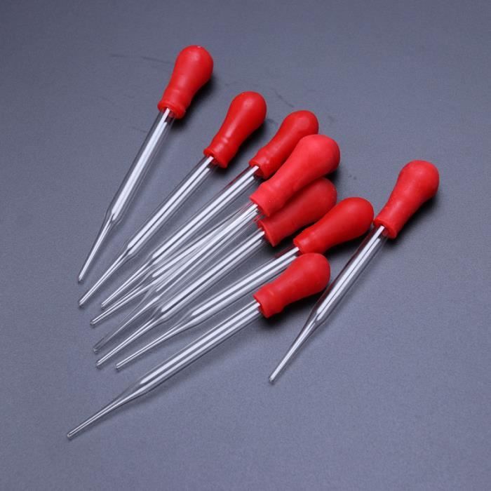 10 PCS Droppers Silicone Mold Pipette Dropper for School Home Supplies ...