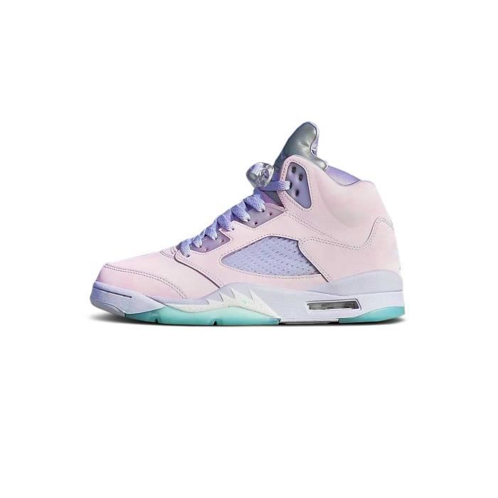 BASKETS x Airs-Jordans 5 Retro Easter DV0562-600 AJ5 Homme Femme Sz-41 ...