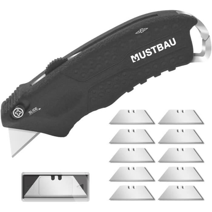 Cutter Professionnel Chargement Automatique, Couteau Rétractable Ultra ...