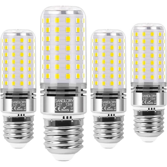 Ampoules Led E27 13W, Équivalent Ampoules Halogène 100W, 1400Lm, 360 ...