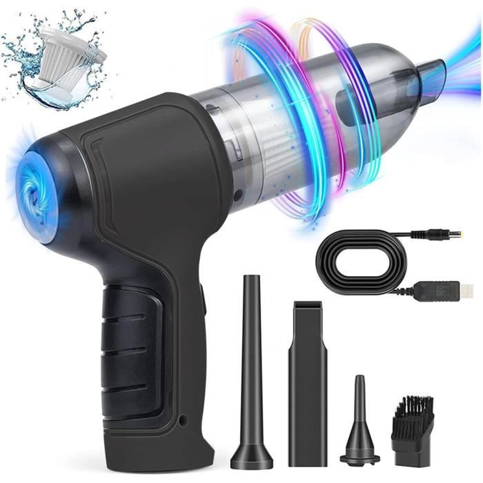 Schiuma Aspirateur Souffleur Sans Fil, 12000Pa Haute Puissance Et ...