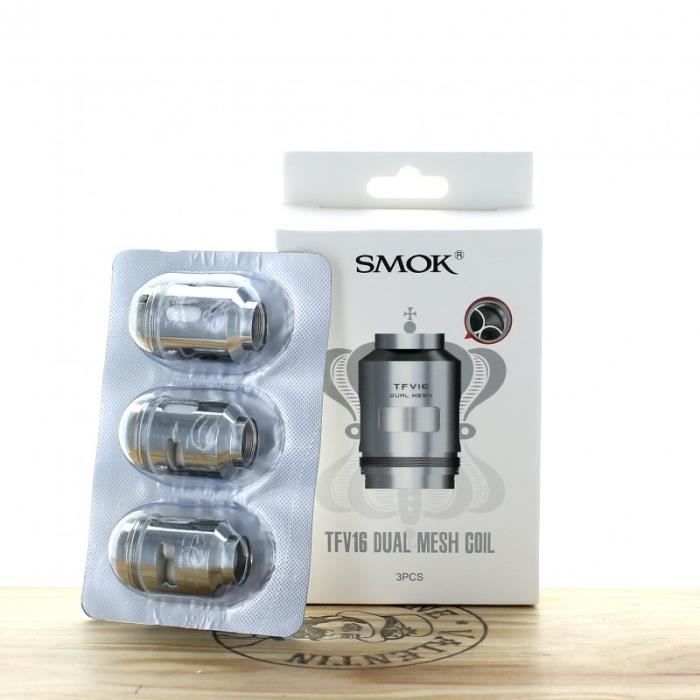 Smok Résistances TFV16 Dual Mesh de 0.12ohm (3pcs) - Cdiscount Au quotidien