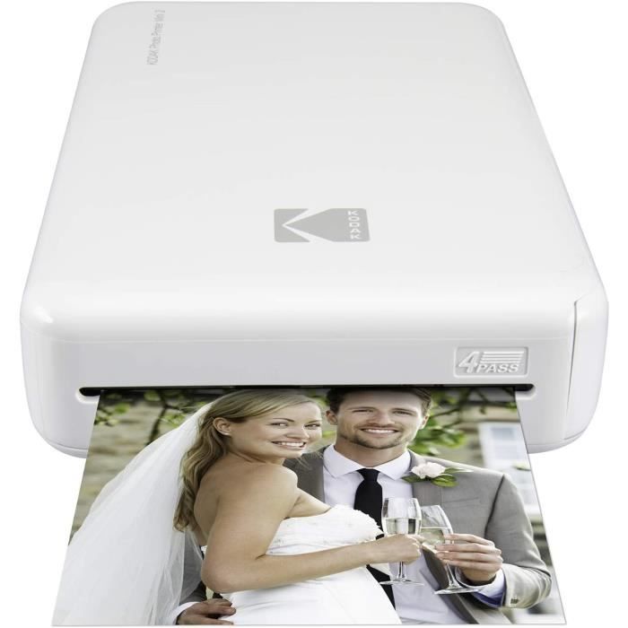 Kodak Mini 2 HD Wireless Mobile Instant Photo Printer with 4Pass ...