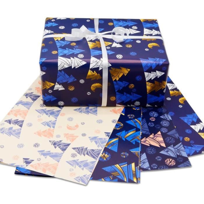 Papier cadeau noel, élégante, raffinée, de luxe, style de Noël, papier ...