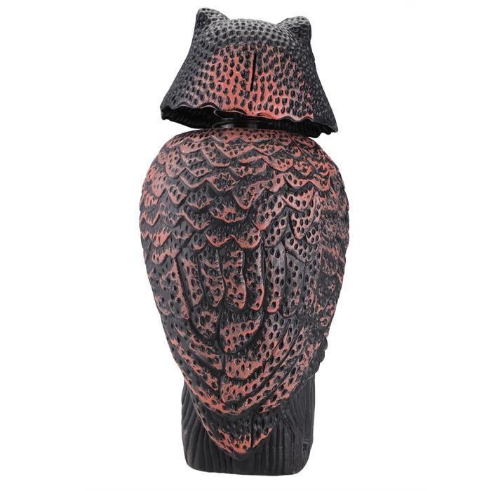 SURENHAP Owl Tête rotative chouette leurre Protection répulsif oiseau ...