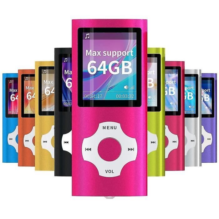 Lecteur de musique Mp3 Mp4 avec visionneuse de photos Lecteur de livre ...