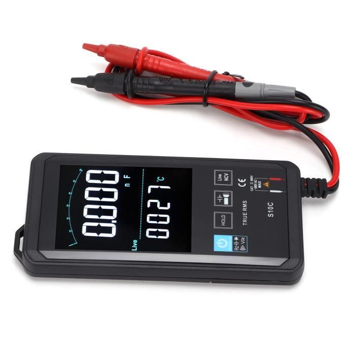 Multimètre numérique S10C DC1000V AC750V Écran couleur portable de ...