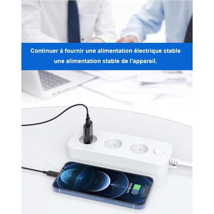 Prise Usb Secteur, (2 Pack) Embout Chargeur Pour Iphone, Samsung Xiaomi ...